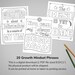 20 Growth Mindset Coloring Book, Motivational Quotes Coloring Pages ...