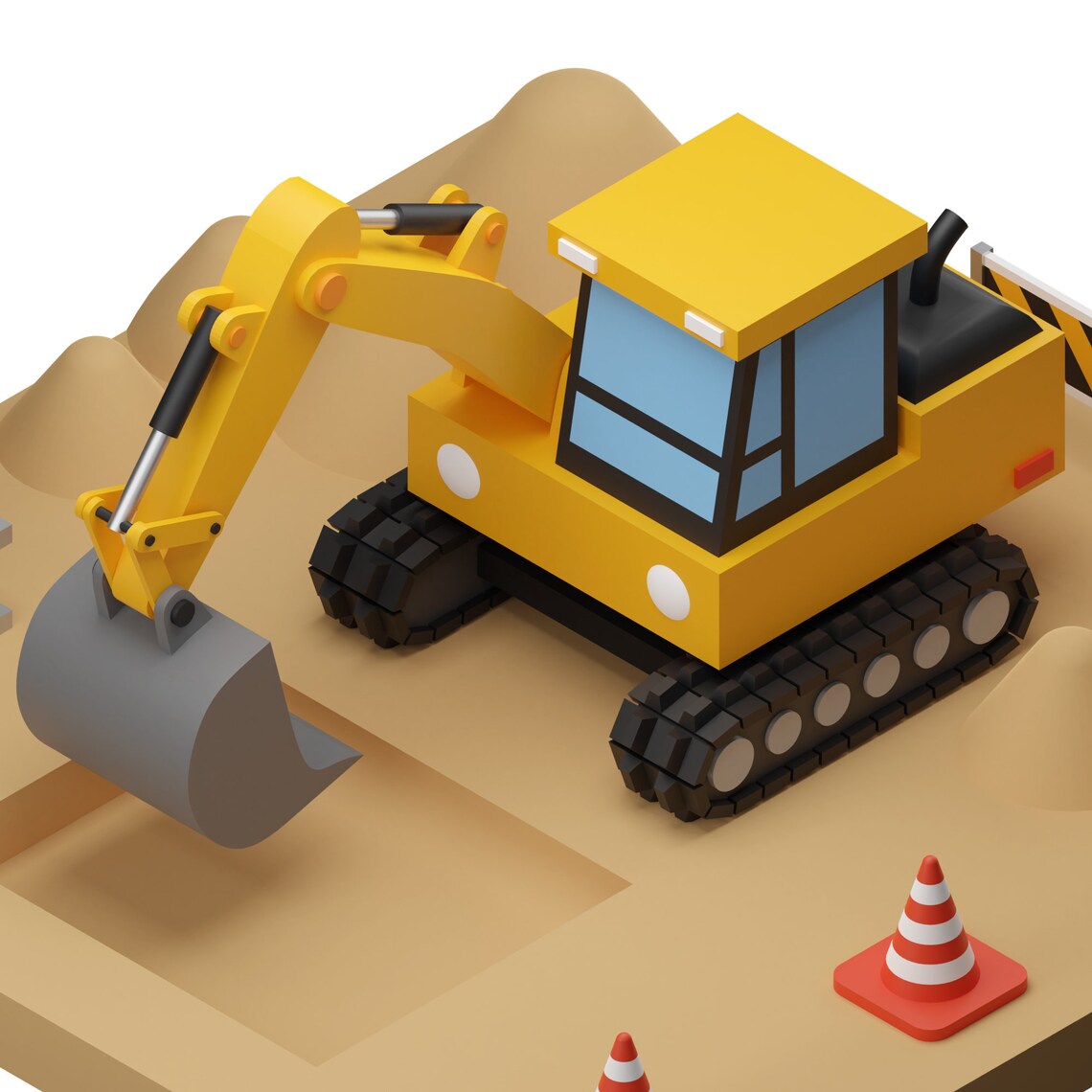 Excavator Art Excavator Print Truck Print Boy Room Art - Etsy