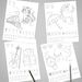 Alphabet Coloring & Tracing Sheet From A to Z (52 Pages) for Pre-school ...