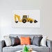 Backhoe Art, Backhoe Print, Truck Print, Boy Room Art, Construction ...