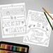 20 Growth Mindset Coloring Book, Motivational Quotes Coloring Pages ...