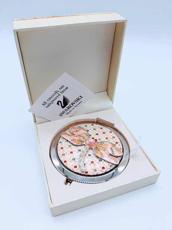 vintage compact double mirror - Gem