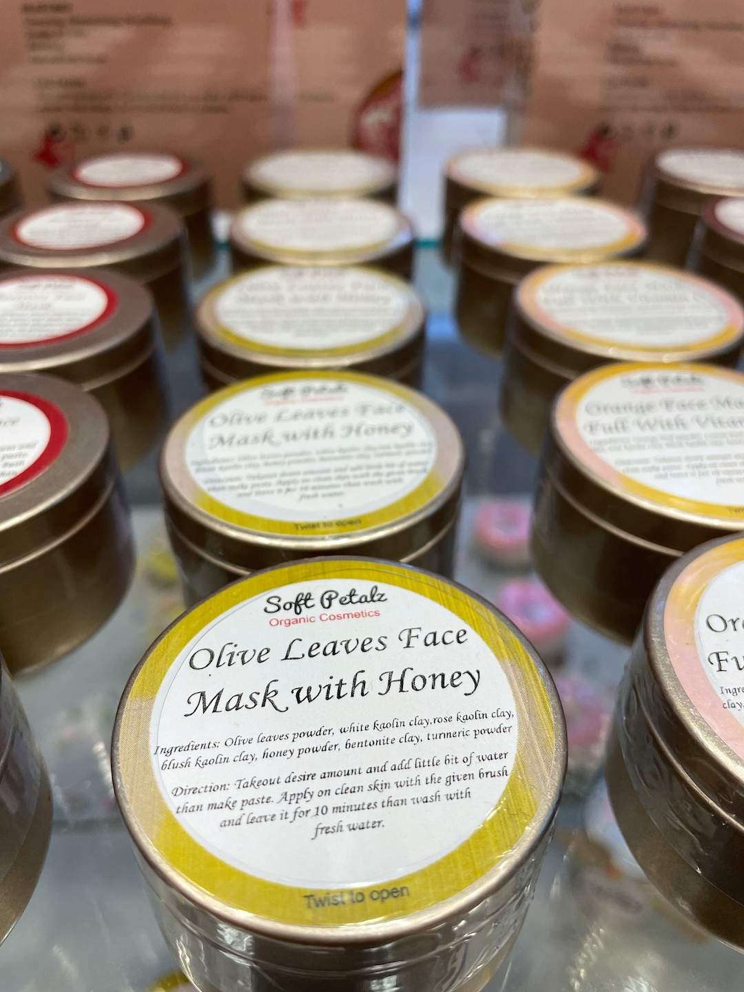 Organic Facial Mask - Etsy