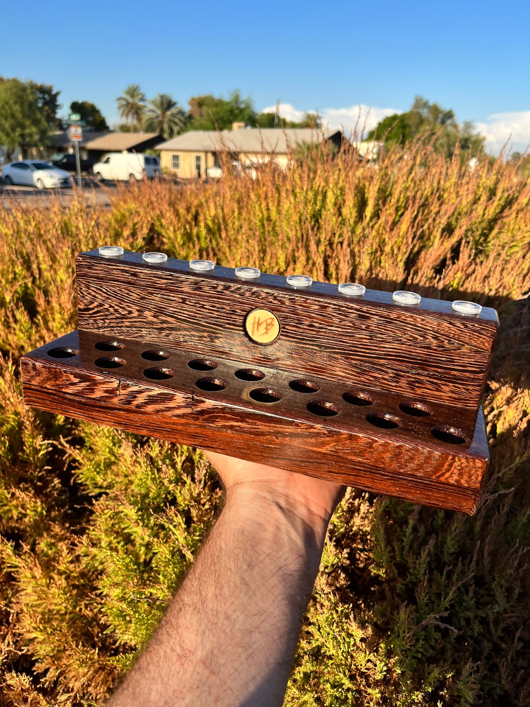 Wenge Banger and Cap/marble Stand - Etsy