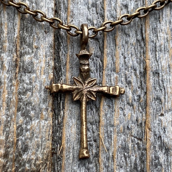 Boho Cross Pendant - Etsy