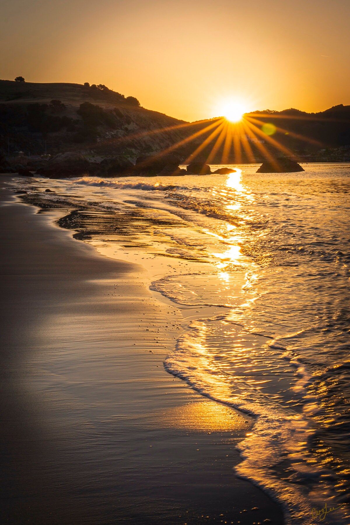 Coastal Photography, Set of 5 4x6 Photos Mounted on 5x7 Blank Greeting ...
