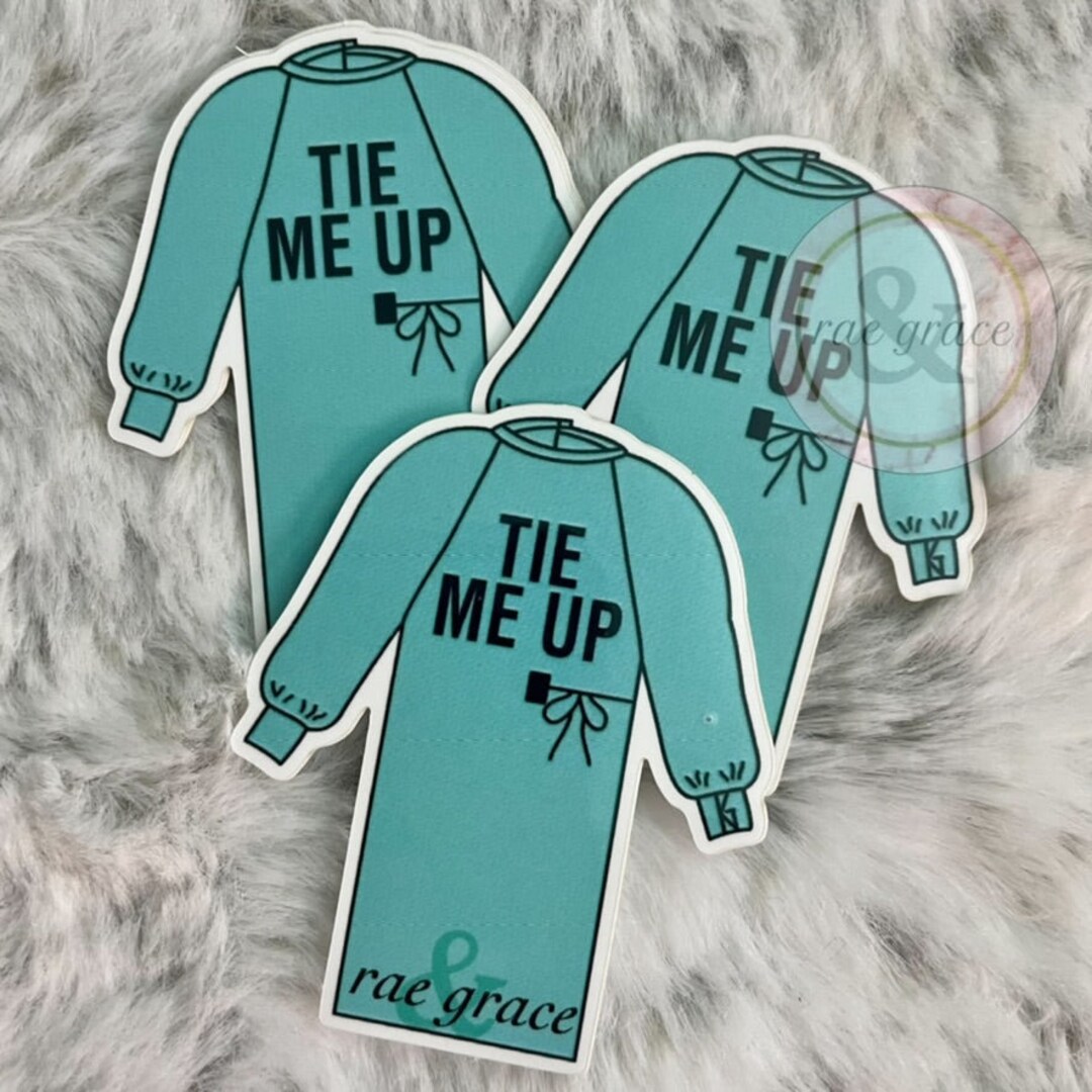 Tie Me up Sticker - Etsy