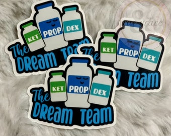 The Dream Team Matte Decal Sticker Pack Teamwork , Team Effort , Gift ...