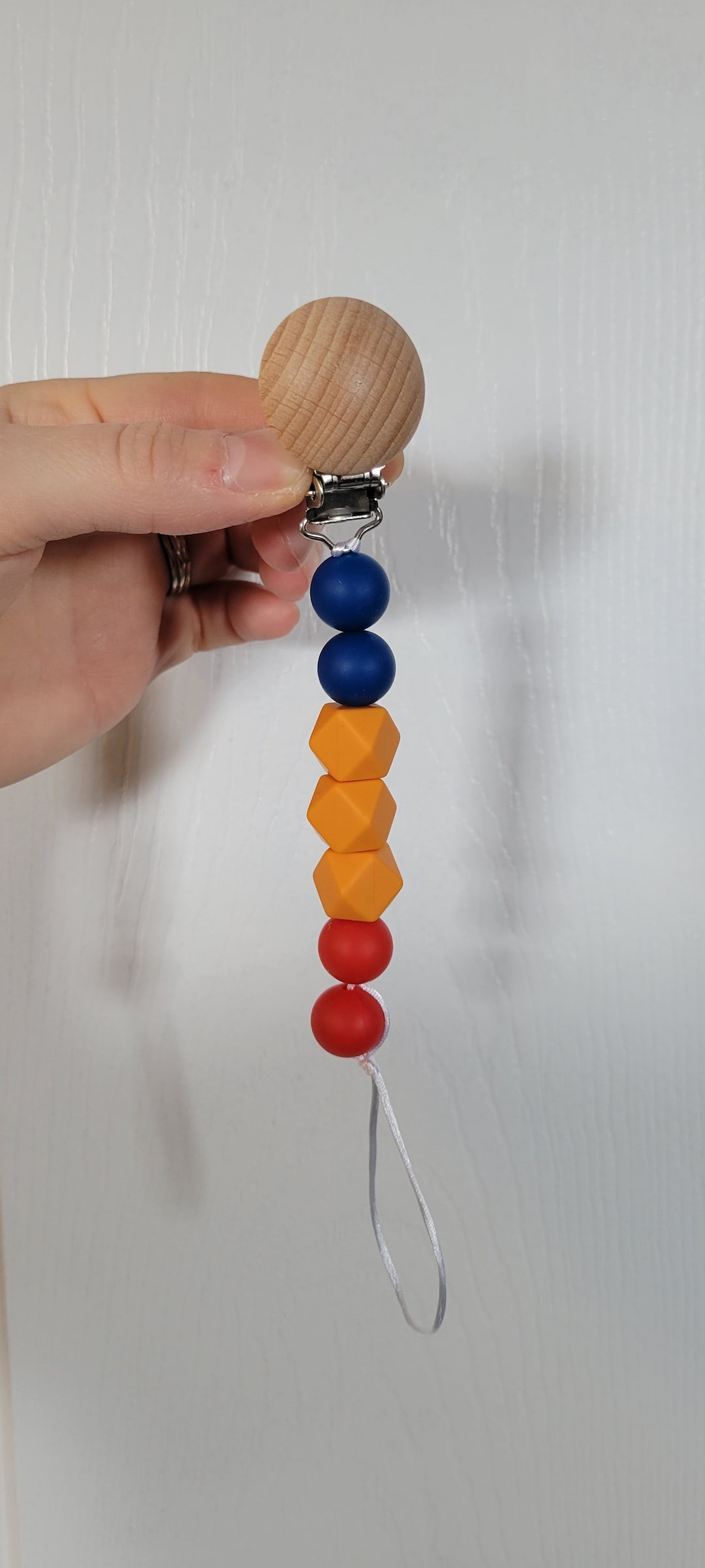 Silicone Bead Pacifier Clip - Etsy