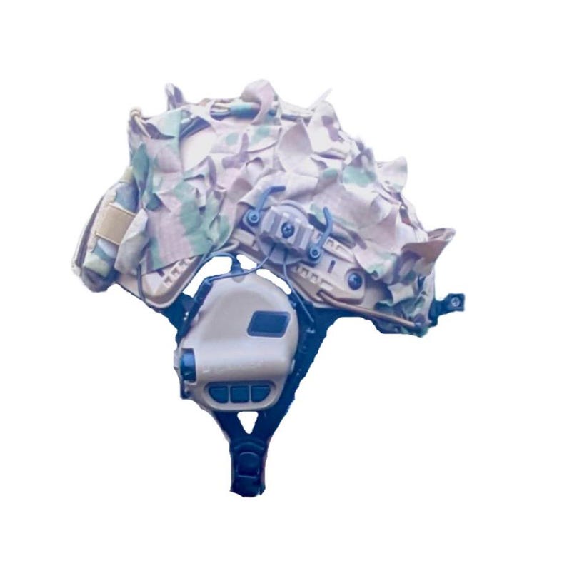 Cut Helmet Scrim 3D Camouflage - Etsy