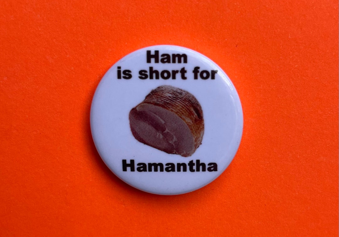 Hamantha 1 Inch Button Badge - Etsy