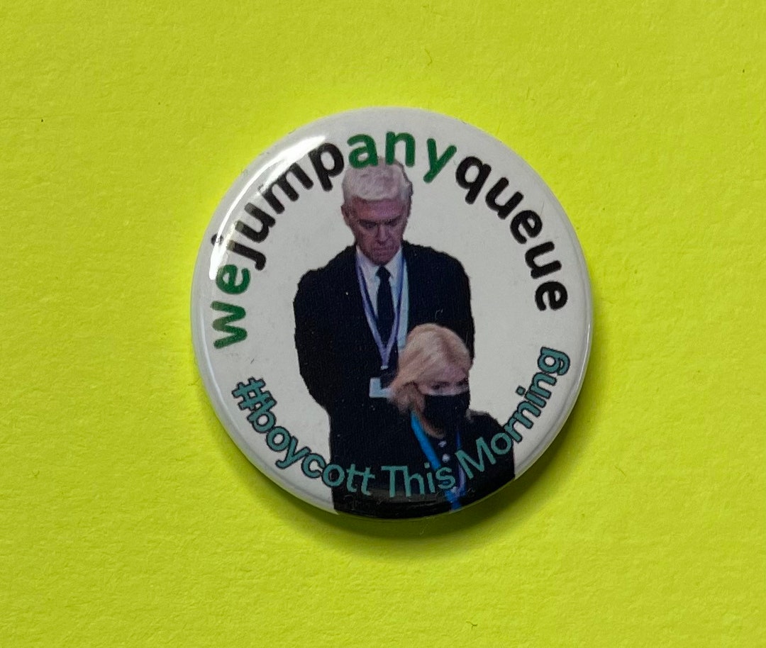 We Jump Any Queue 1 Inch Button Badge - Etsy