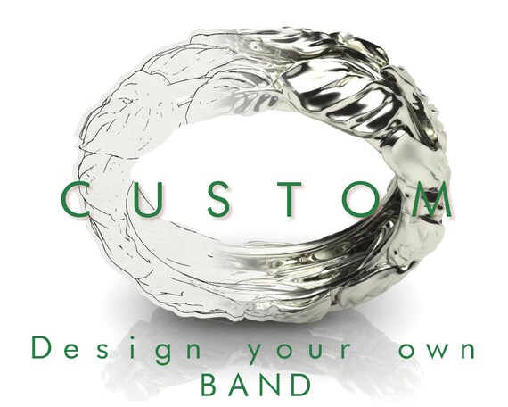 Custom Jewelry Design Make Your Own Design Band/ring | Etsy