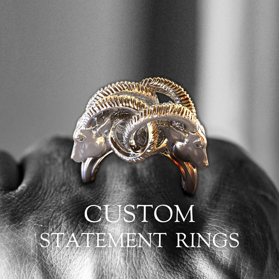 Go Big and Bold With a Custom Statement Ring | Designed Just for You, One-of-a-kind! - Etsy