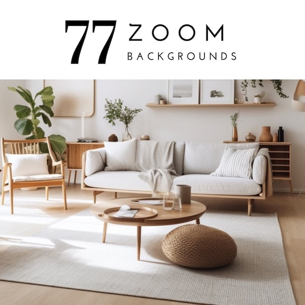 Realistic Zoom Virtual Backgrounds - Etsy