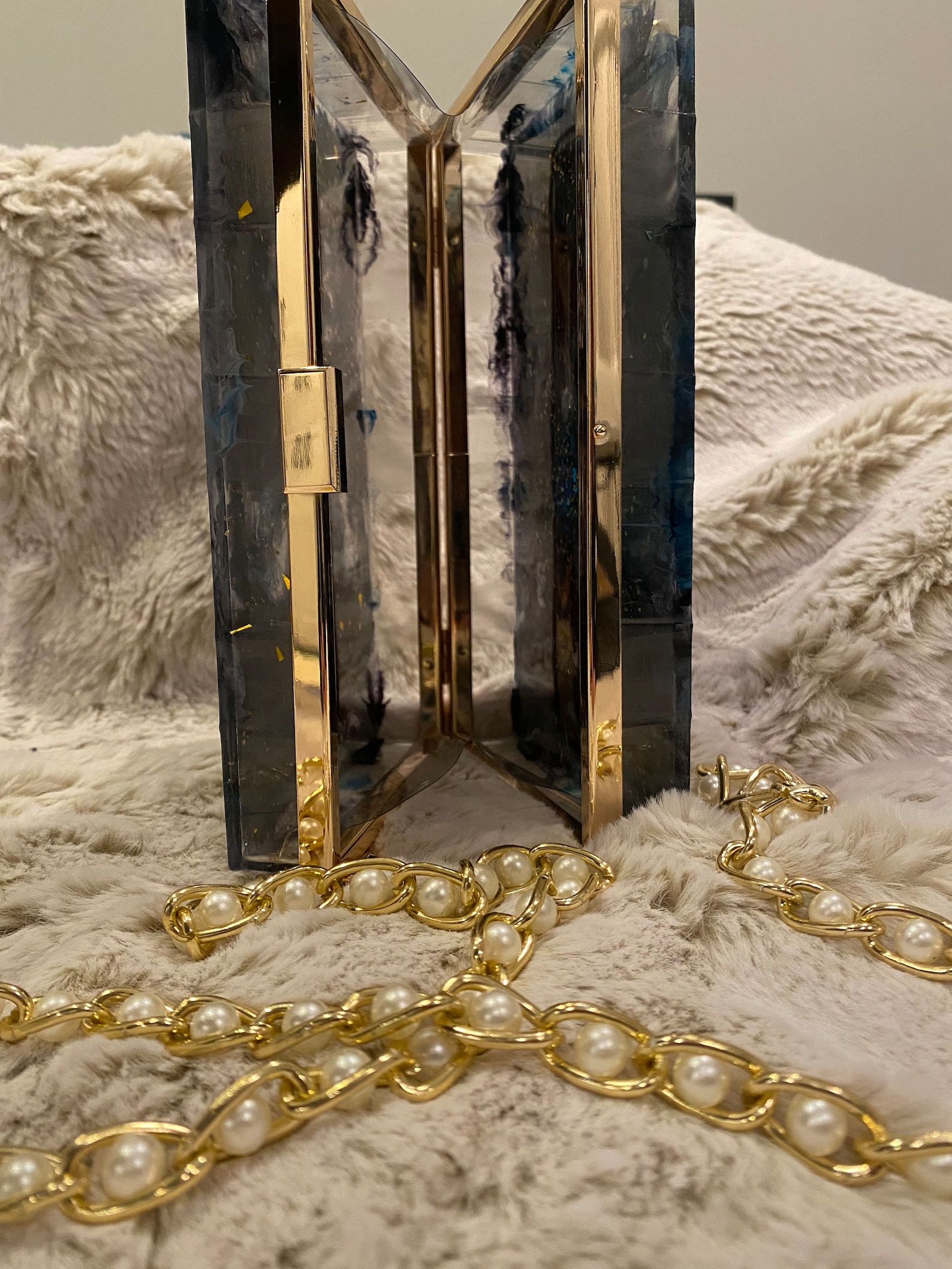 Resin Marble Design Unique Purse - Etsy