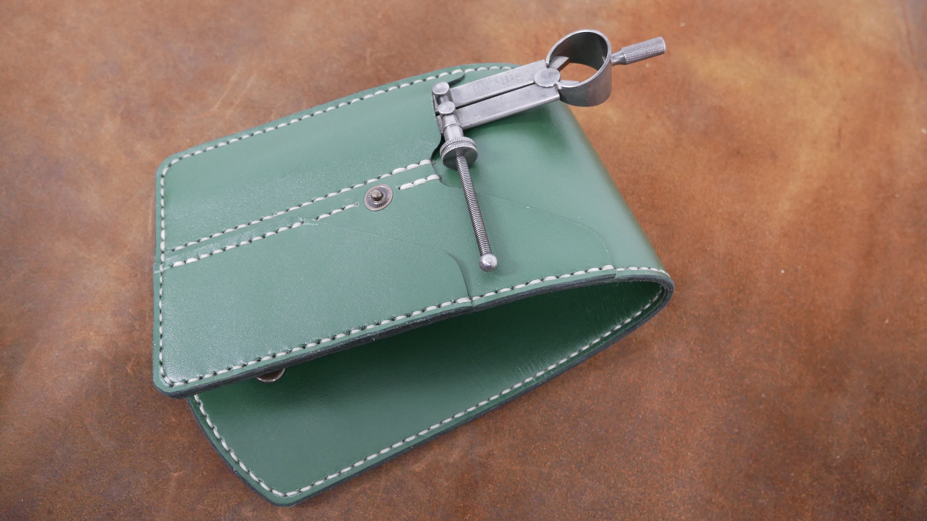 Craftsman Divider Spring Type Divider With Leather Case Sheath - Etsy