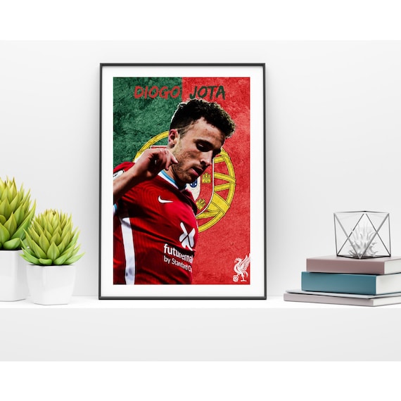 A4 PRINTABLE Diogo Jota Liverpool football soccer player | Etsy