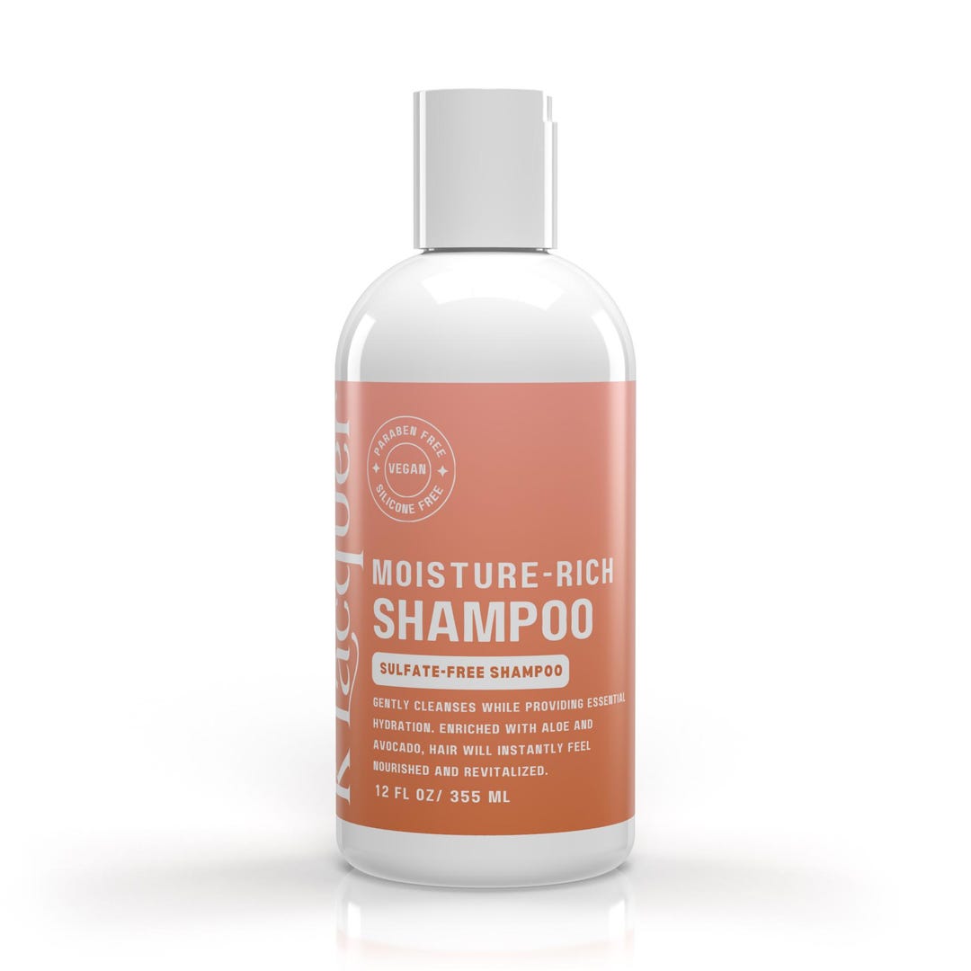 Moisture Rich Shampoo, All-natural Organic and Strengthening Plant ...