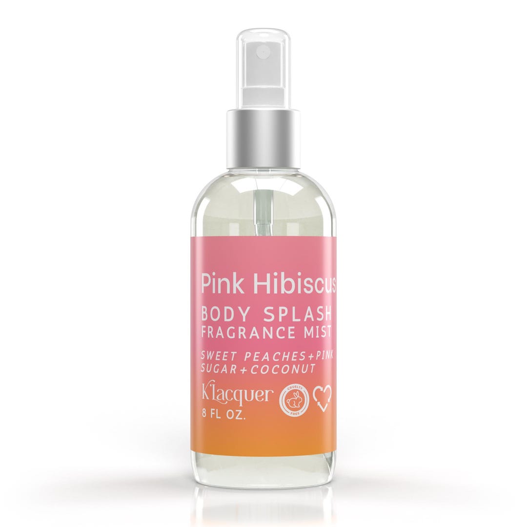 Pink Hibiscus Body Splash, BODY MISTS | Organic Body Sprays | Handmade ...