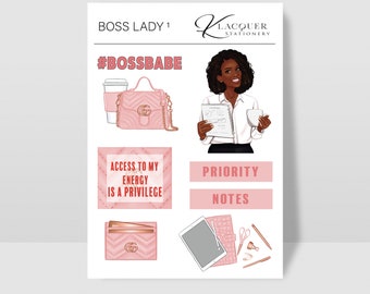 Boss Lady Fuel Sticker - Etsy