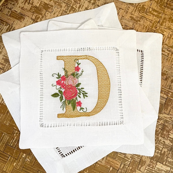 Monogrammed Napkins - Etsy