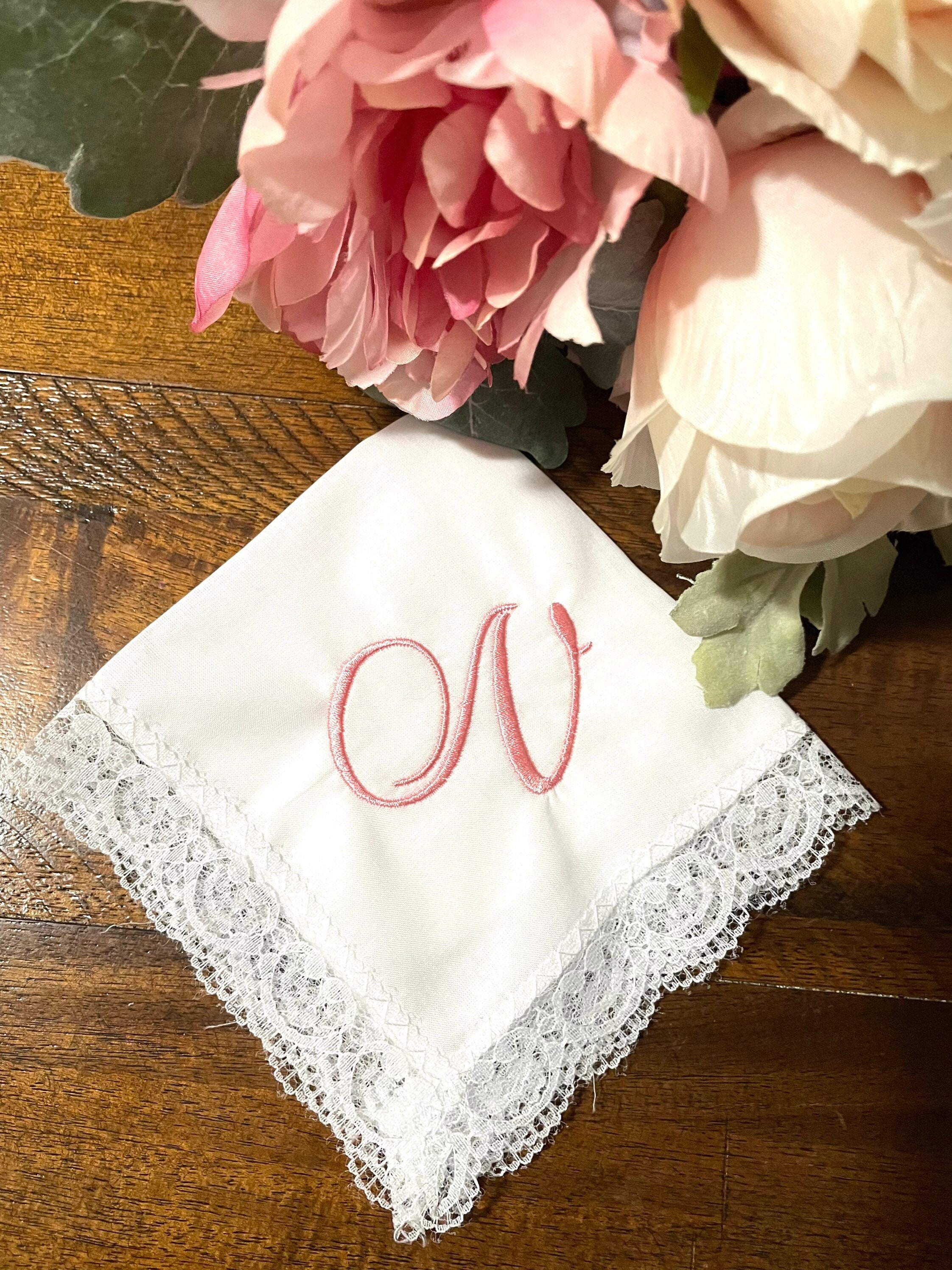 Embroidered Handkerchiefs Wedding