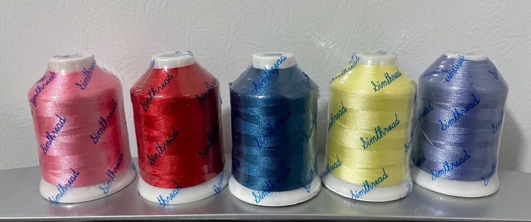 Polyester Embroidery Machine Thread, 40 WT, 550-2750 Yards - Etsy