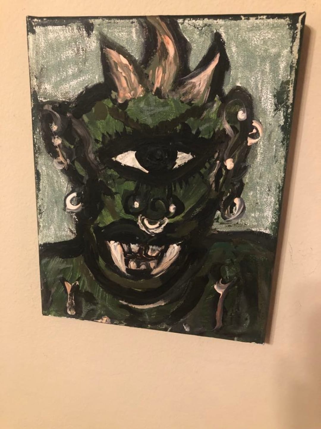 One Eye's Third Eye, Cyclops Painting - Etsy