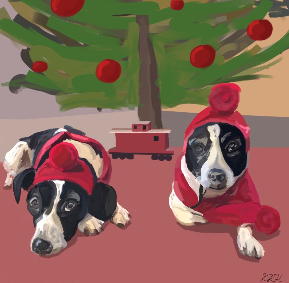 Custom Dog Realistic Drawing, Dog Portrait, Pet Artwork, Original ...