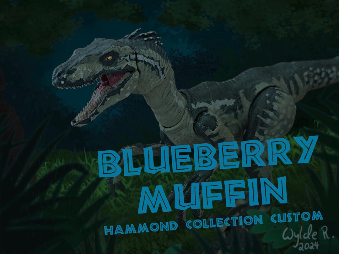 Blueberry Muffin Scanner HC Velociraptor - Etsy