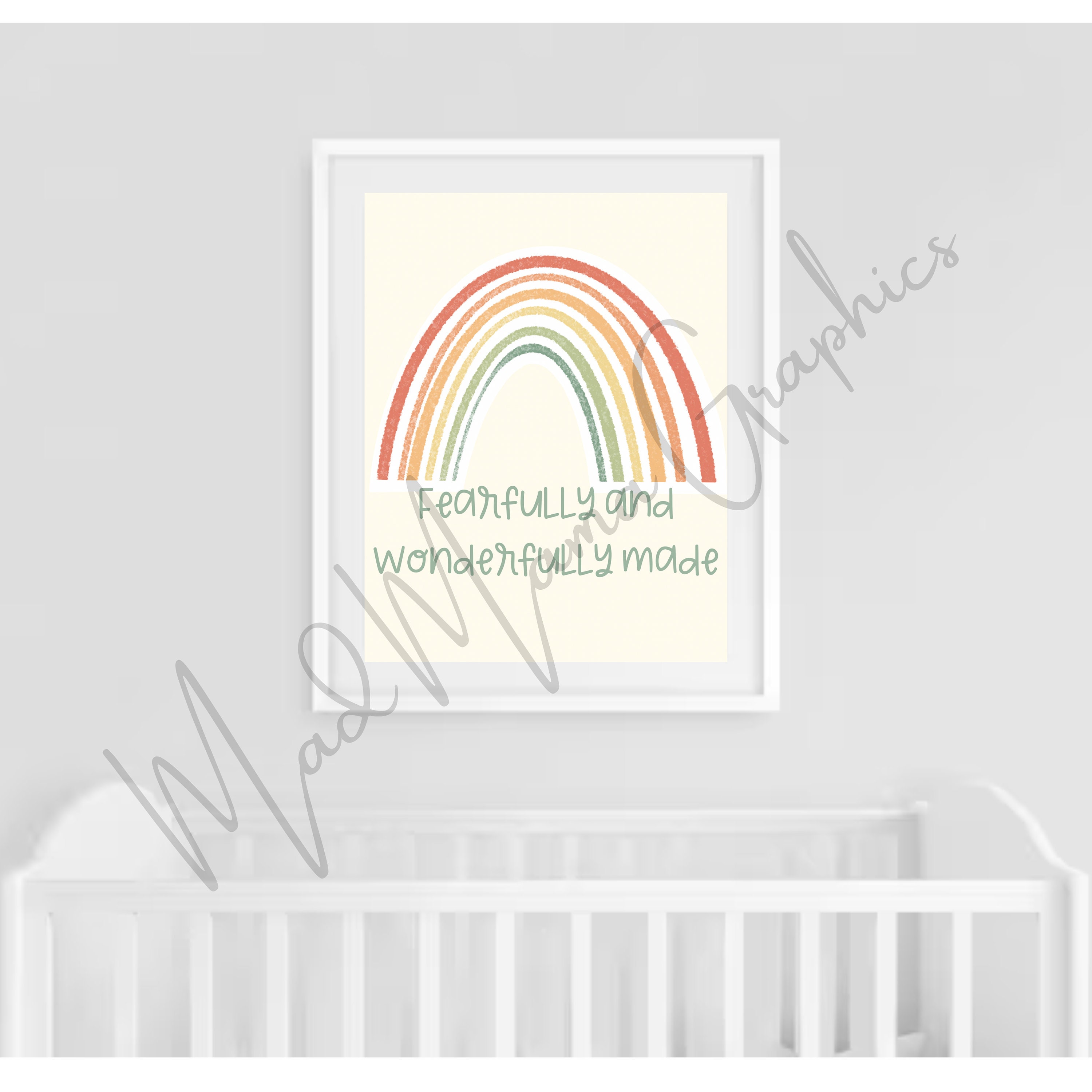 Fearfully & Wonderfully Made Poster Nursery Decor - Etsy