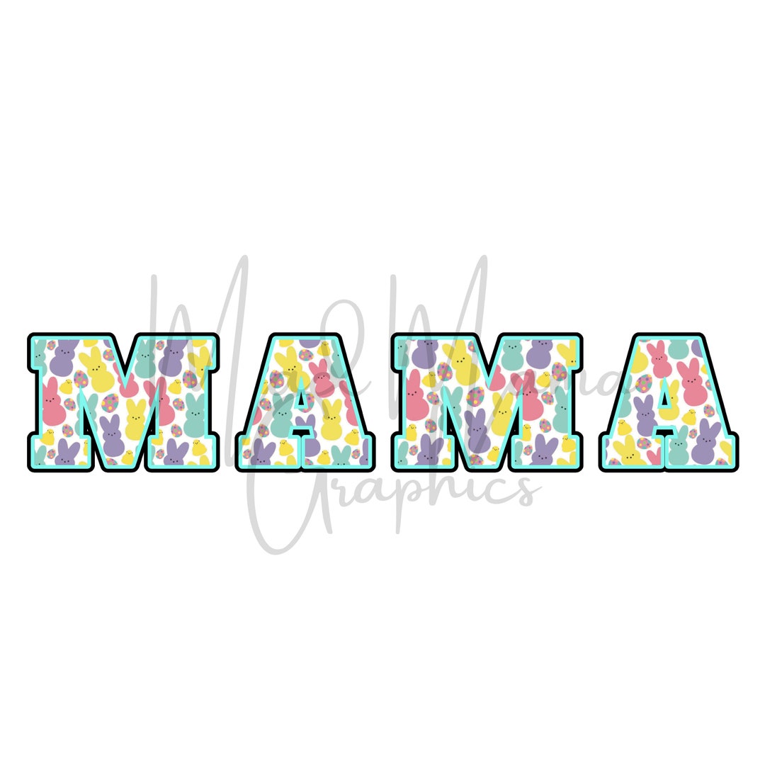 Mama Mini Bunny Mallow Pngs - Etsy