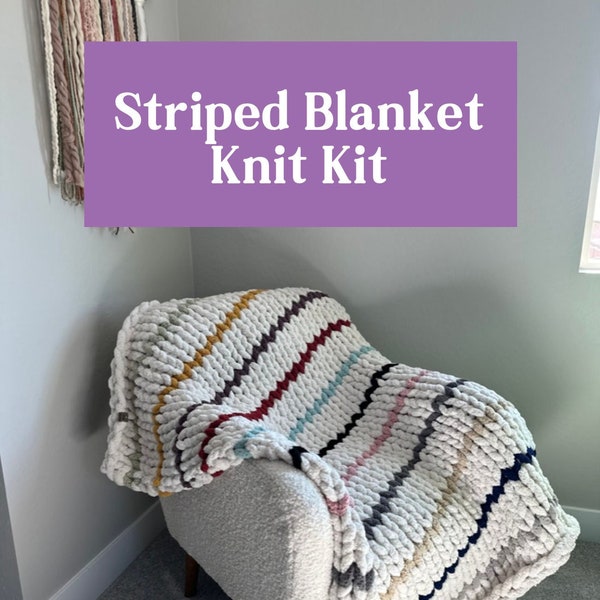 Knit Blanket Kit - Etsy