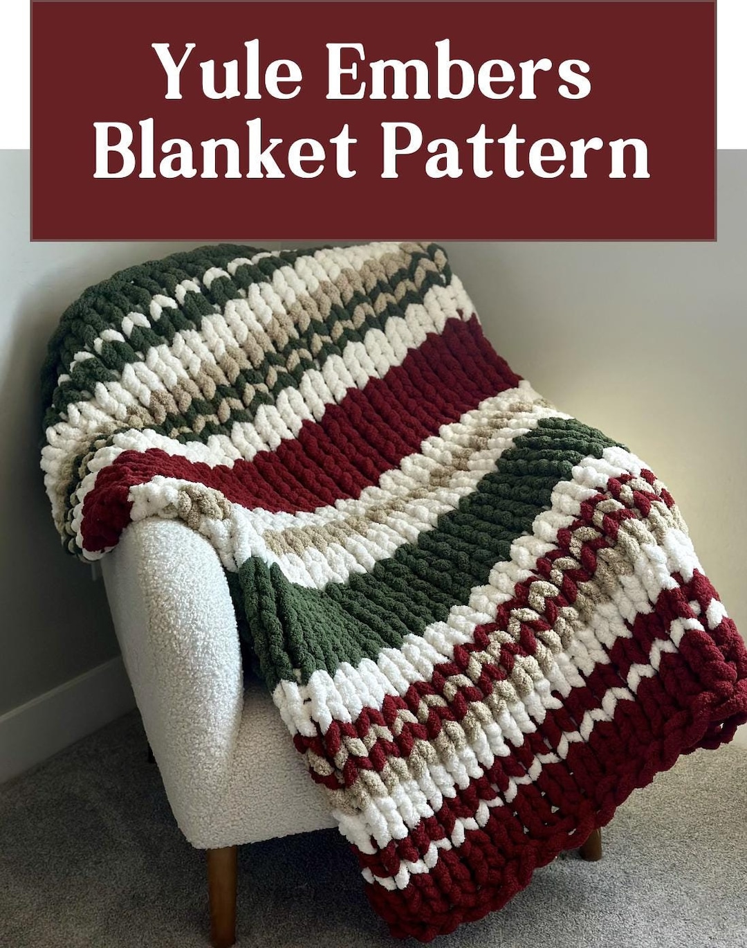 Yule Embers Blanket Pattern (PDF Pattern Only, Not a Video Tutorial) - Etsy