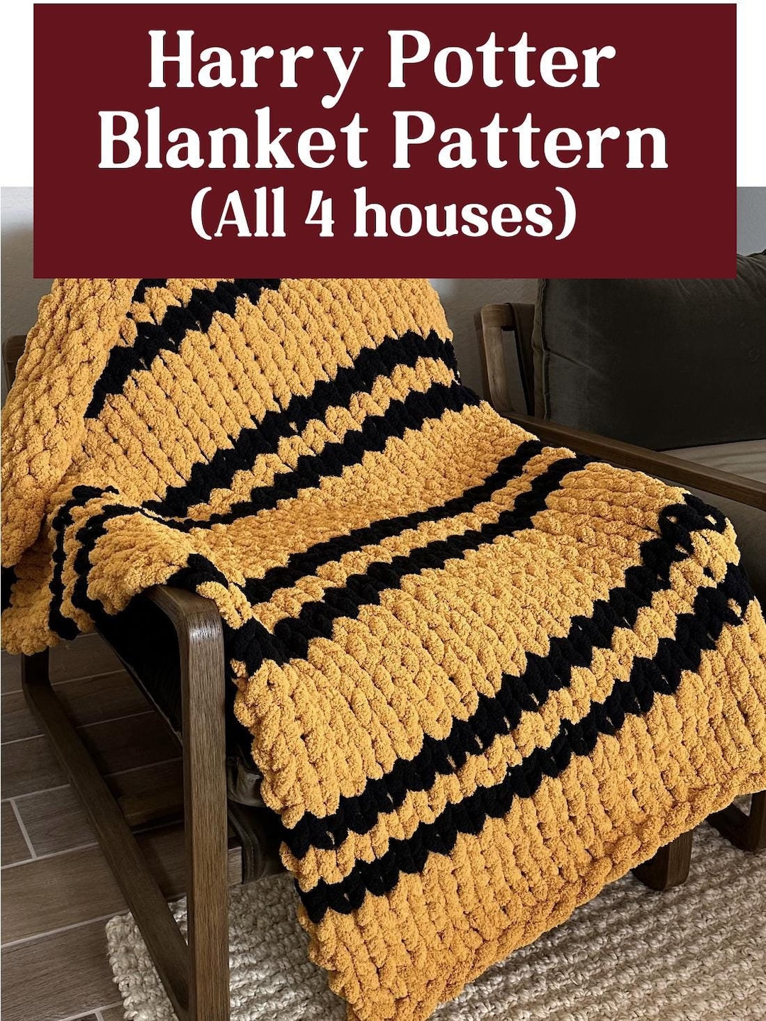 Harry Potter Blanket Pattern (PDF Pattern Only, Not a Tutorial to Make ...