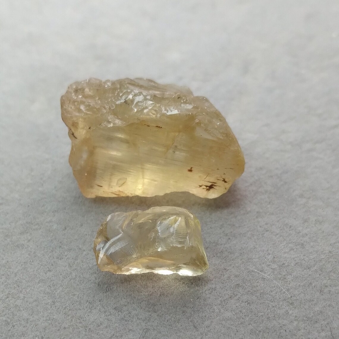 Golden Facet Grade Scapolite. Gem Rough From Tanzania. Price is for ...