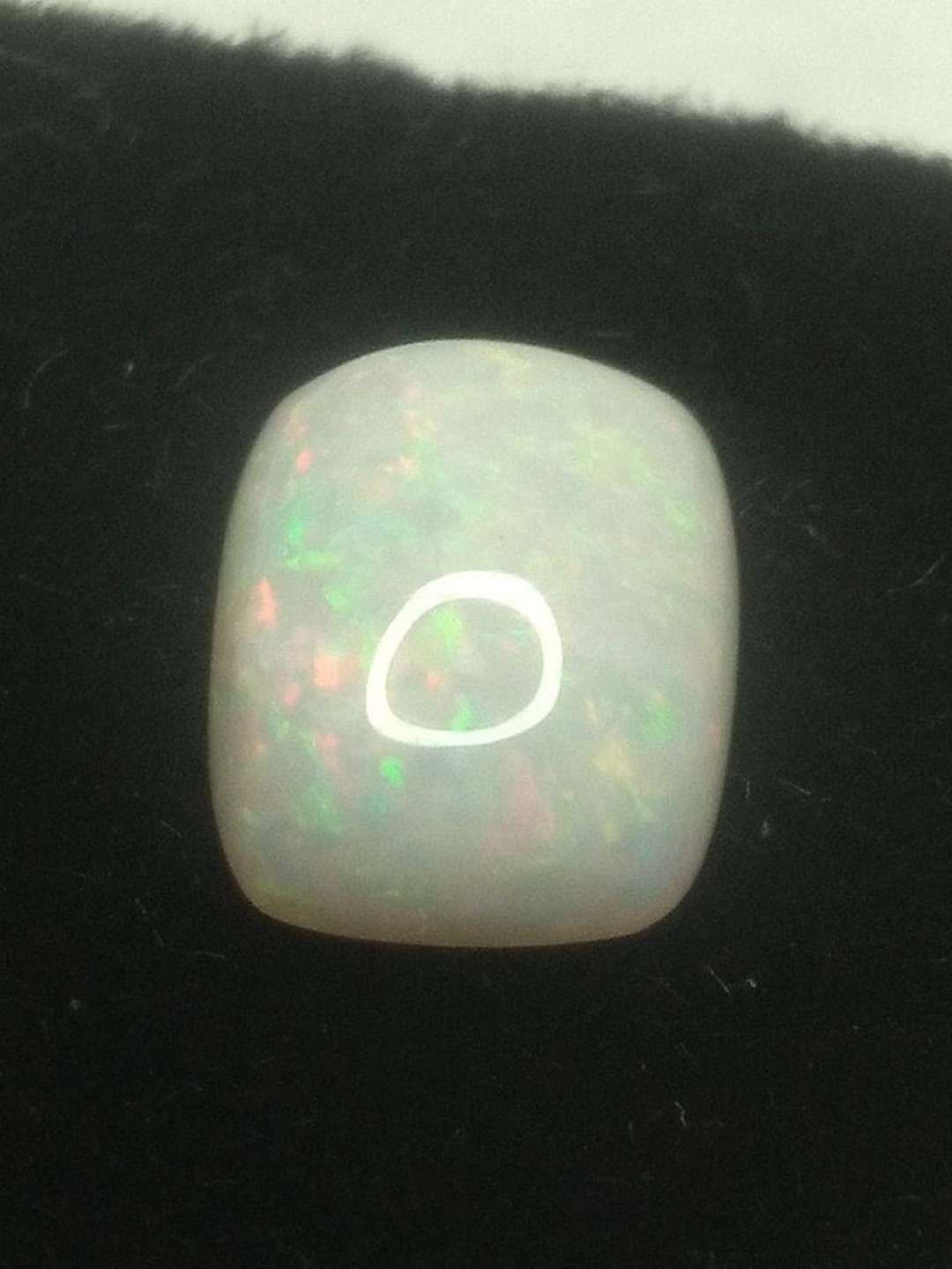 Opal Cabochon. White Precious Opal. Cushion Cut Gem. 9x7mm. - Etsy