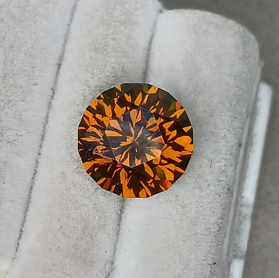 Sphalerite From Creed Colorado. Faceted in Colorado. 7.24cts. Rare ...