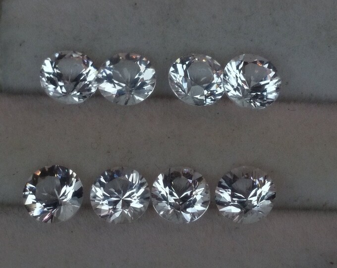 4.5mm Danburite. Very Bright an Clear Gemstone. Faceted Loose Danburite ...