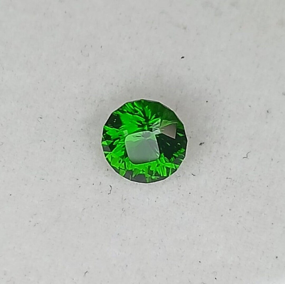 Chrome Diopside. Darker Green Russian Gemstone. Custom Cut in Colorado ...