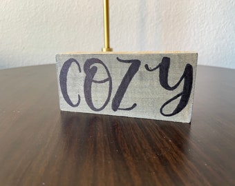 Stay Cozy Sign - Etsy