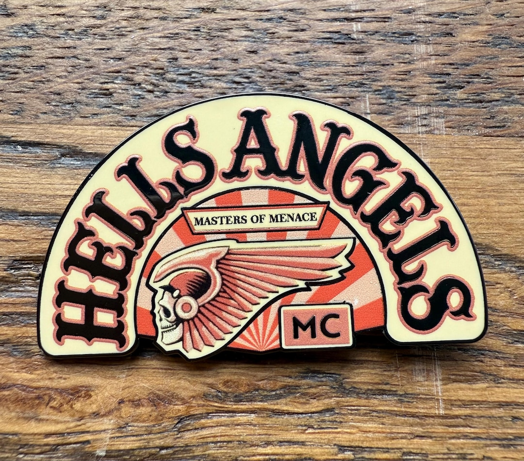 Hells Angels Enamel Pin - Etsy