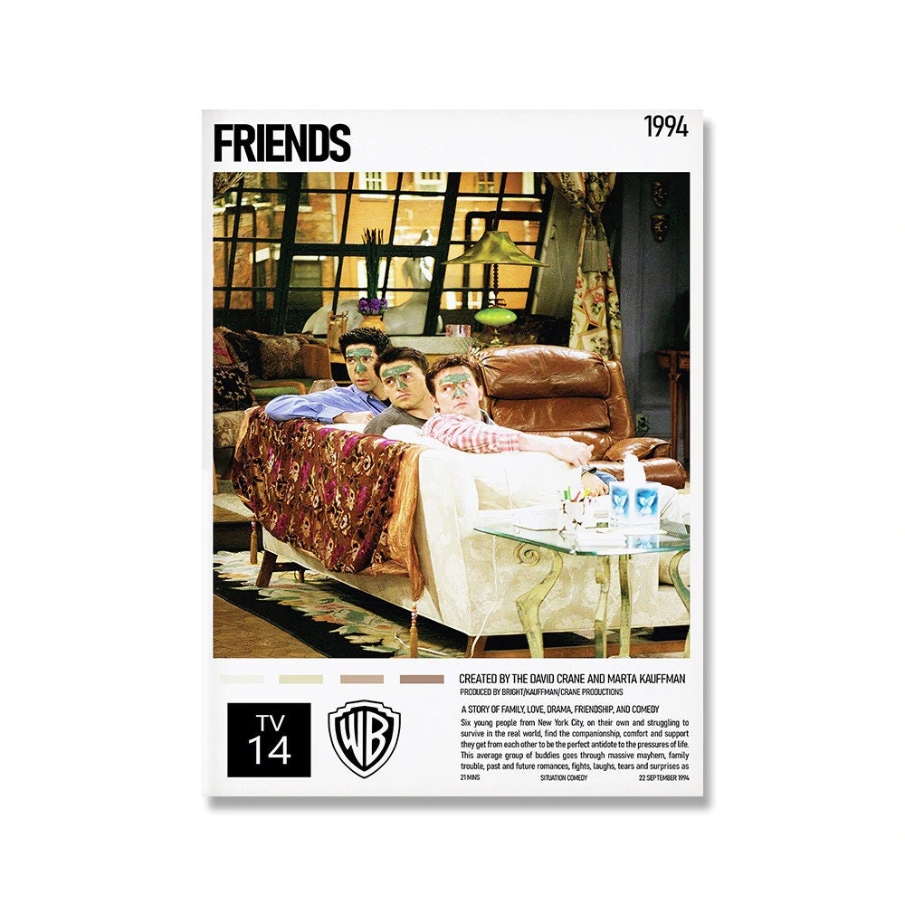 Friends - TV Show Painting Vintage
