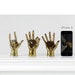 Gold Hand Statue Sculpture Gesture Finger Figurines Modern Plated ...