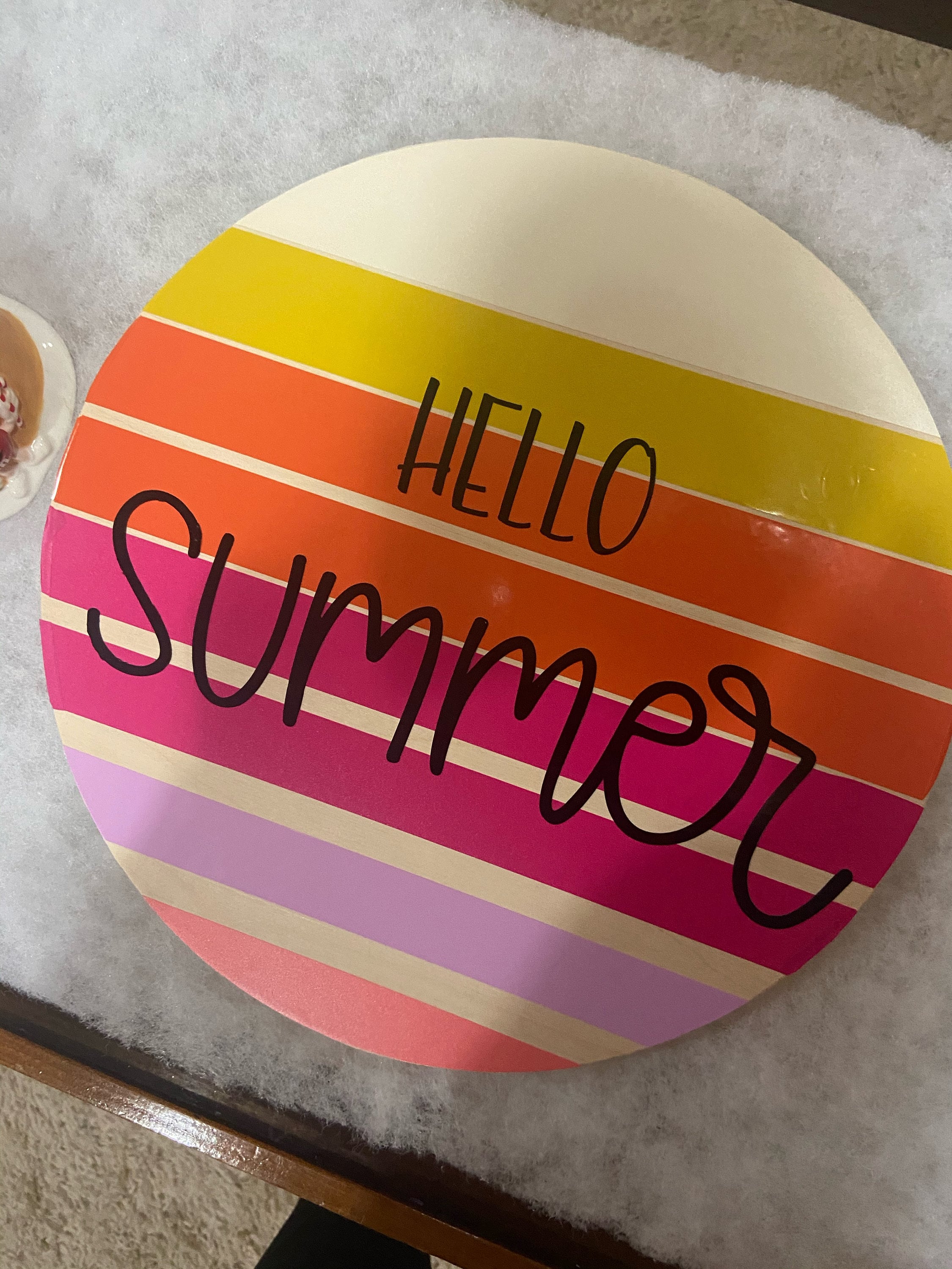 Hello Summer Wooden Wall Sign - Etsy