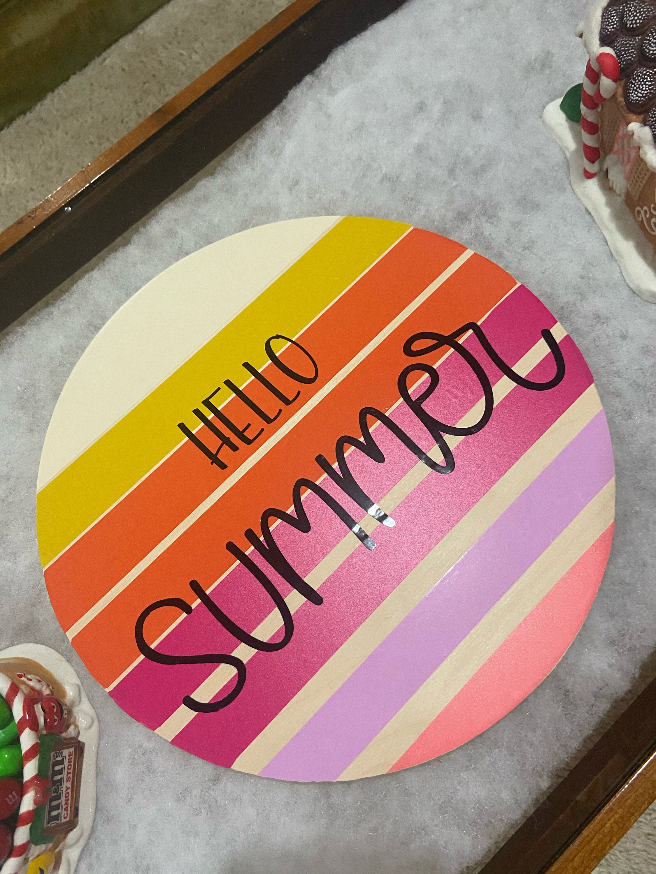 Hello Summer Wooden Wall Sign - Etsy