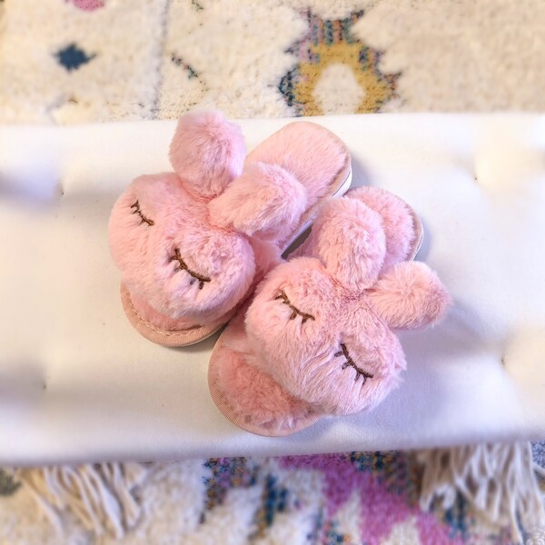 Bunny Slippers - Etsy