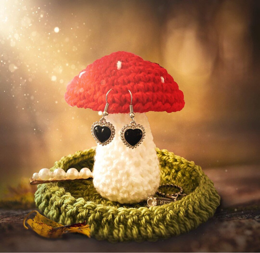 Mushroom Trinket Dish Cottagecore Fairycore Mushroom - Etsy UK