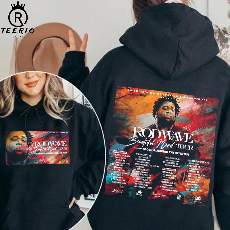 Rod Wave Beautiful Mind 2022 Tour Hoodie, Rod Wave Shirt sold by Ethan ...